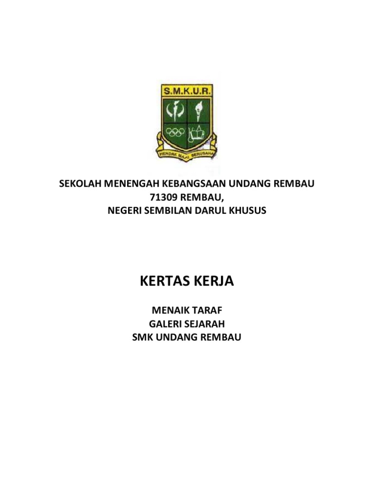 Sekolah Menengah Kebangsaan Undang Rembau | PDF