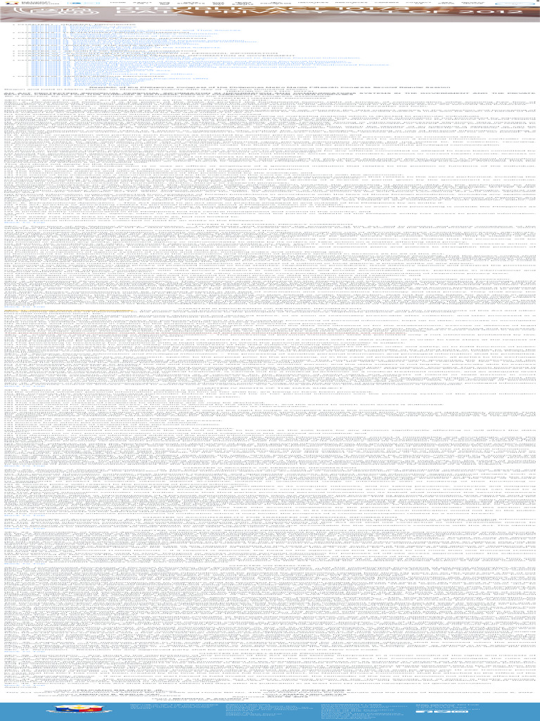 Republic Act 10173 - Data Privacy Act of 2012 - National Privacy ...