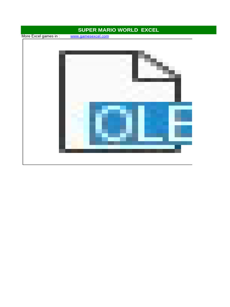super_mario_world_excel | PDF