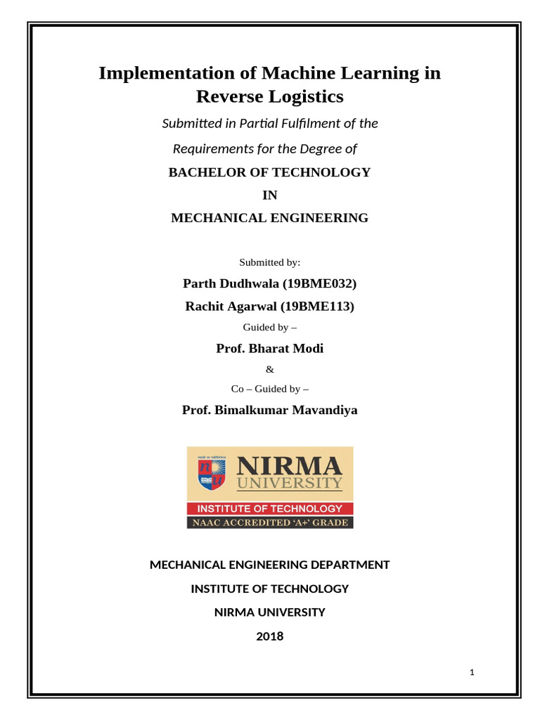 Minor project report | PDF | Regression Analysis | Logistic Regression