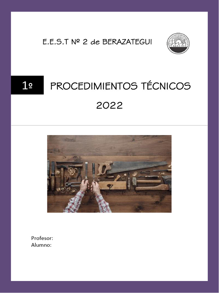 Procedimientos Técnicos 1 TEC2 2022 COMPLETO - 013049 | PDF | Aleación | Hierro