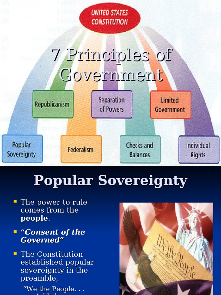 7 Principles of Government | PDF | Federal Government Of The United ...