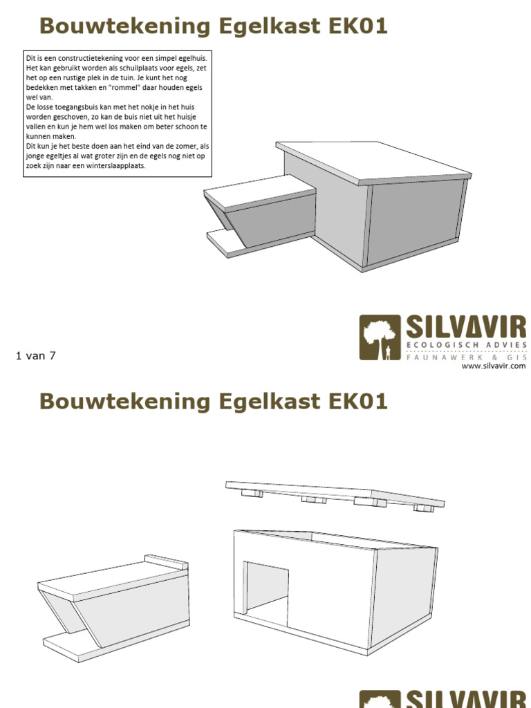 Egelkast EK01 Bouwtekening 01 | PDF