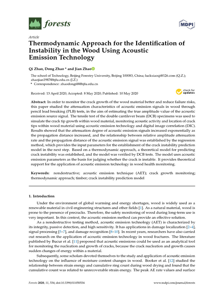 Thermodynamic Approach For The Identification of Instability in The ...