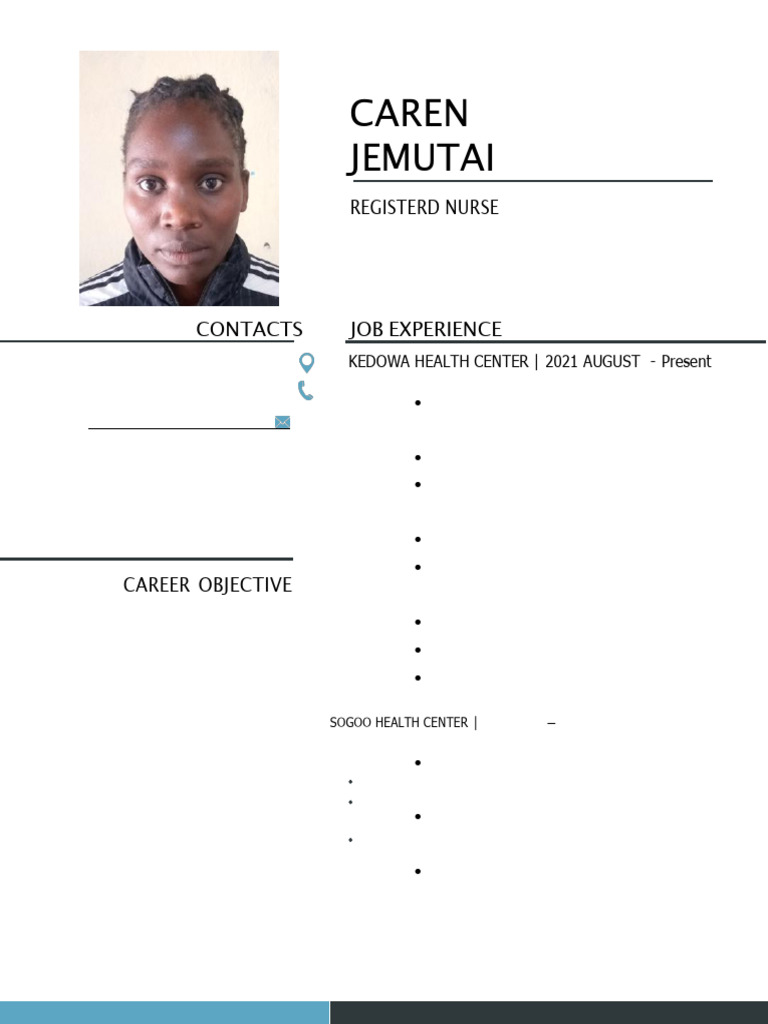 CAREN CV UPDATE | PDF | Nursing | Patient