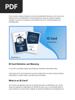 ID Card Sizes Standard | PDF | Identity Document | Printer (Computing)