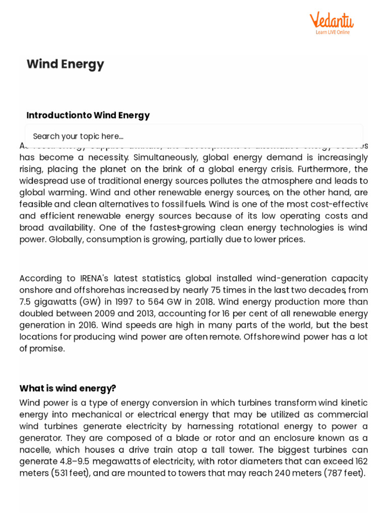 Wind Energy | PDF