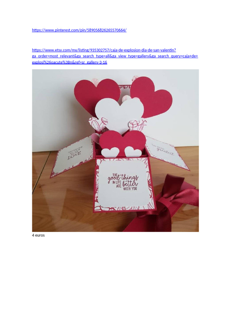 cajas explosivas de amor | PDF