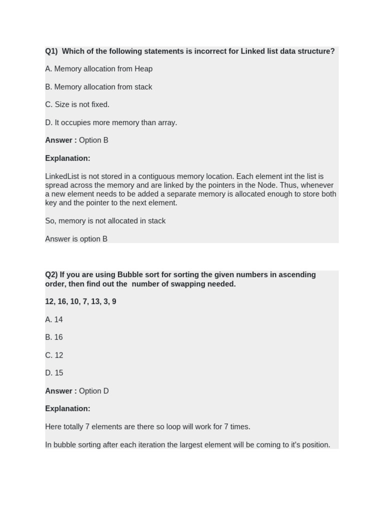Capgemini Mcq Pdf Computer Data Computer Programming