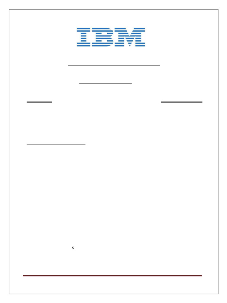 IBM Offer Letter for Shoaib Khan | PDF