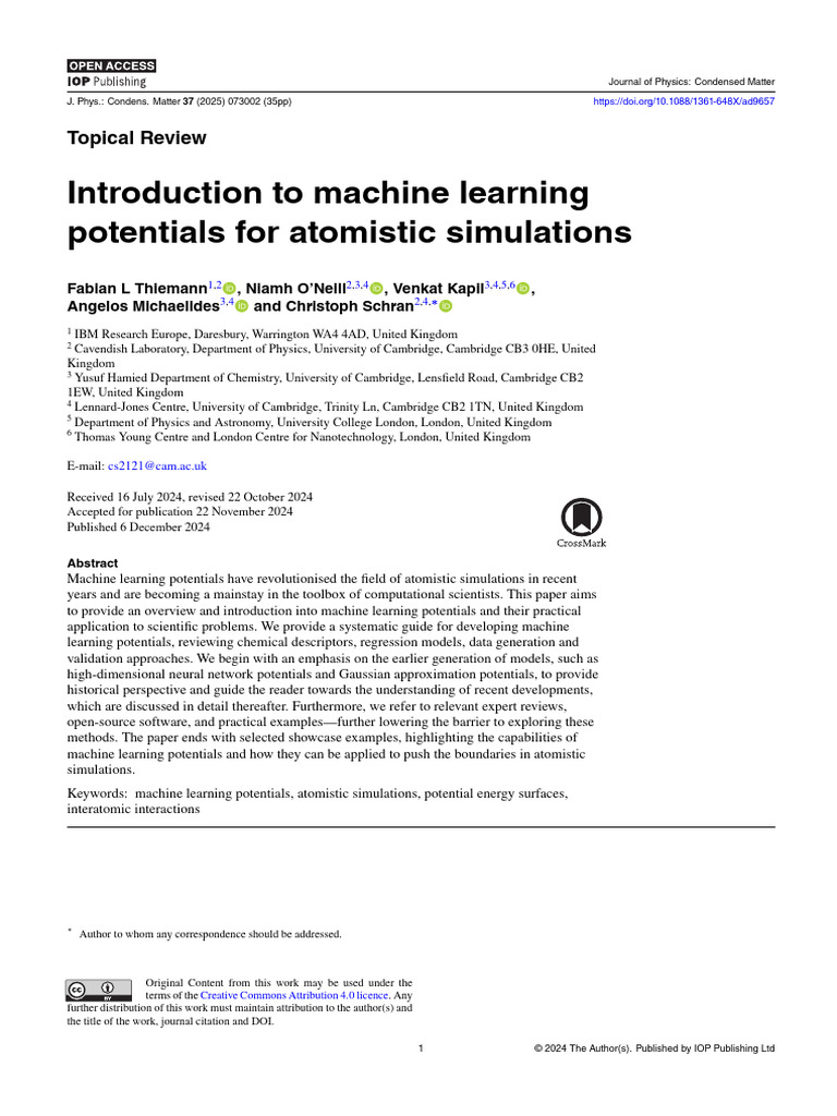 Introduction_to_machine_learning_potentials_for_at | PDF | Machine ...