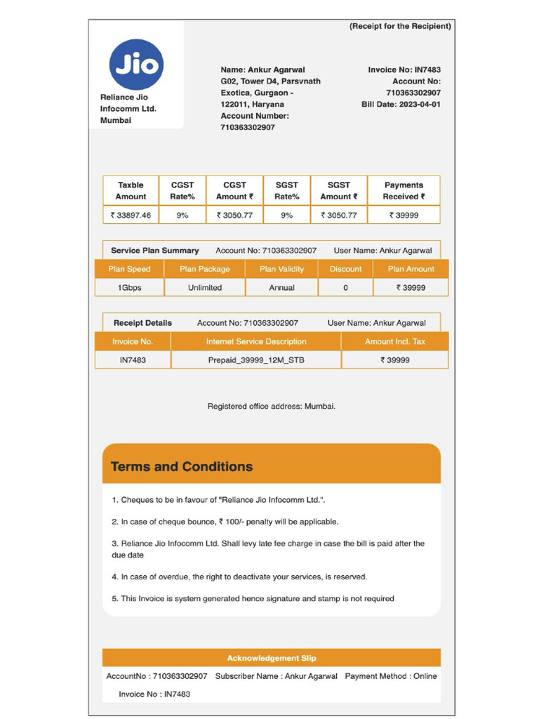 Internet Bill 2024 | PDF
