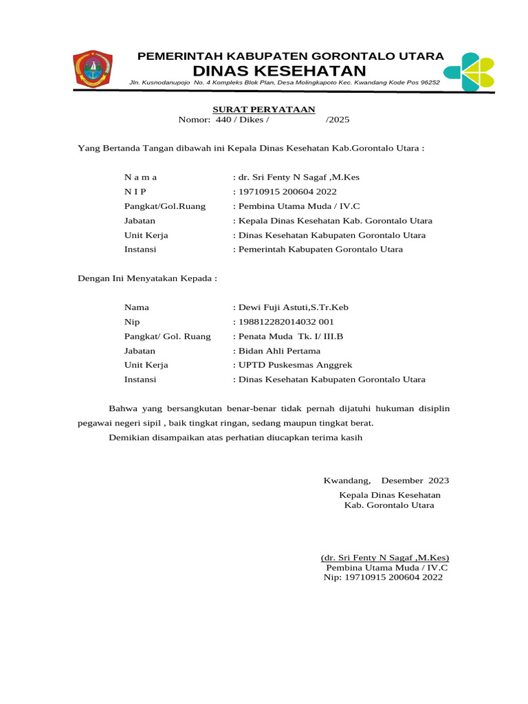 Surat Satya Lencana | PDF