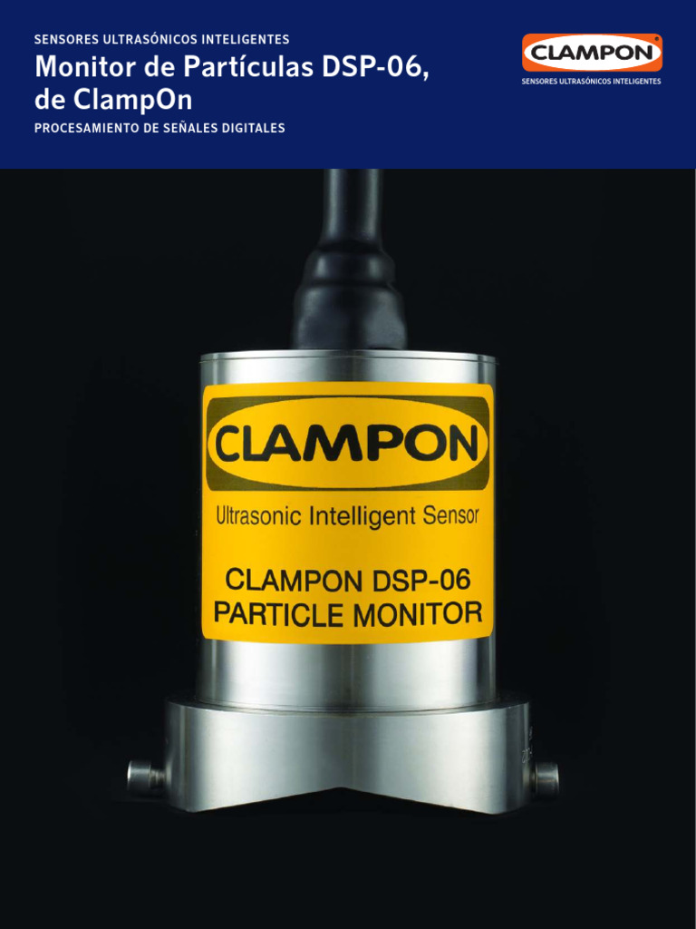 ClampOn DSP-06 Particle Monitor - SPA | PDF | Ultrasonido | Business