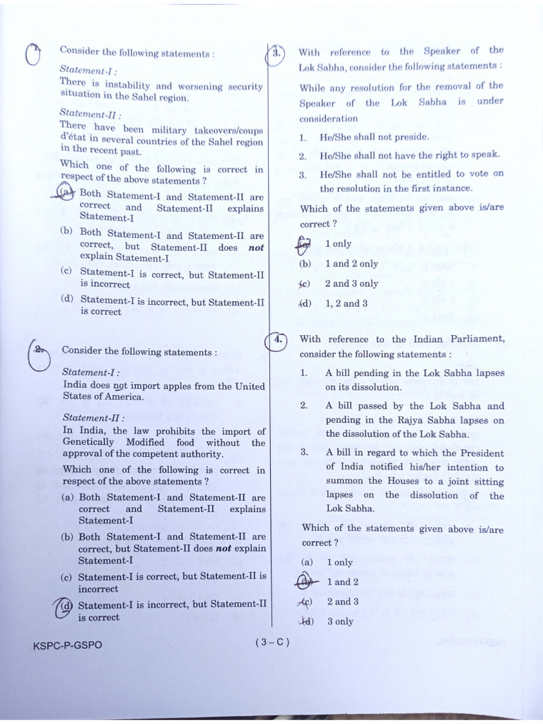 Set C- GS1 2024 | PDF