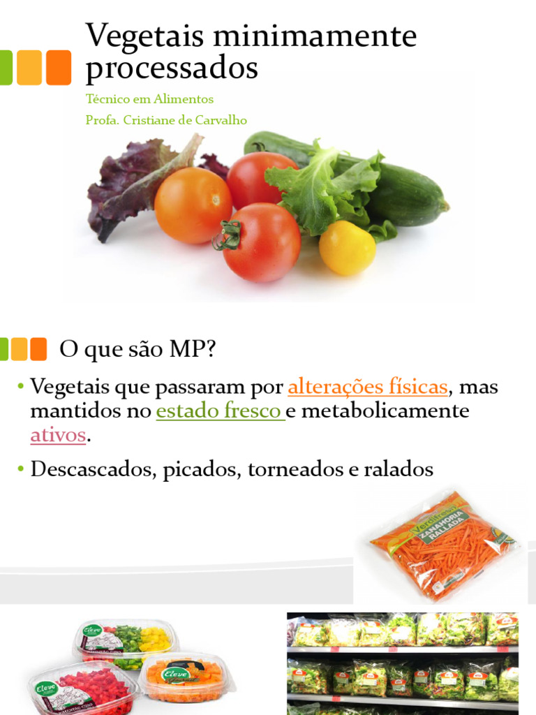 Aula 5 Minimamente Processado | PDF | Enzima | Agricultura