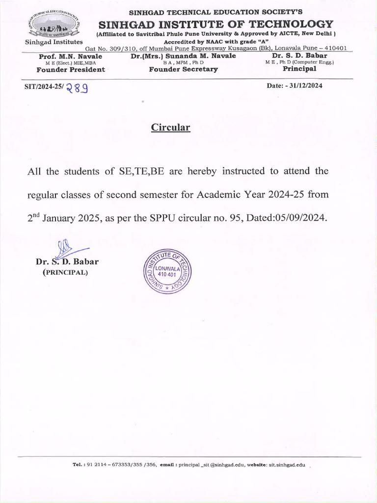 College Reopening Notice | PDF