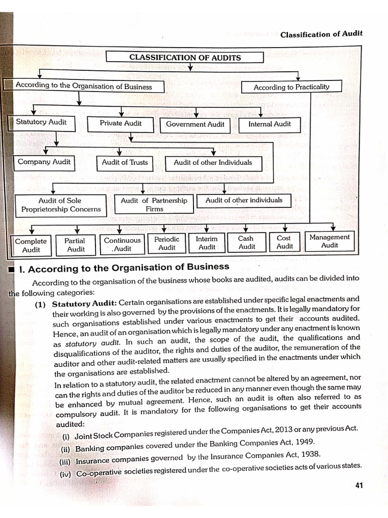 Classification of Audit | PDF