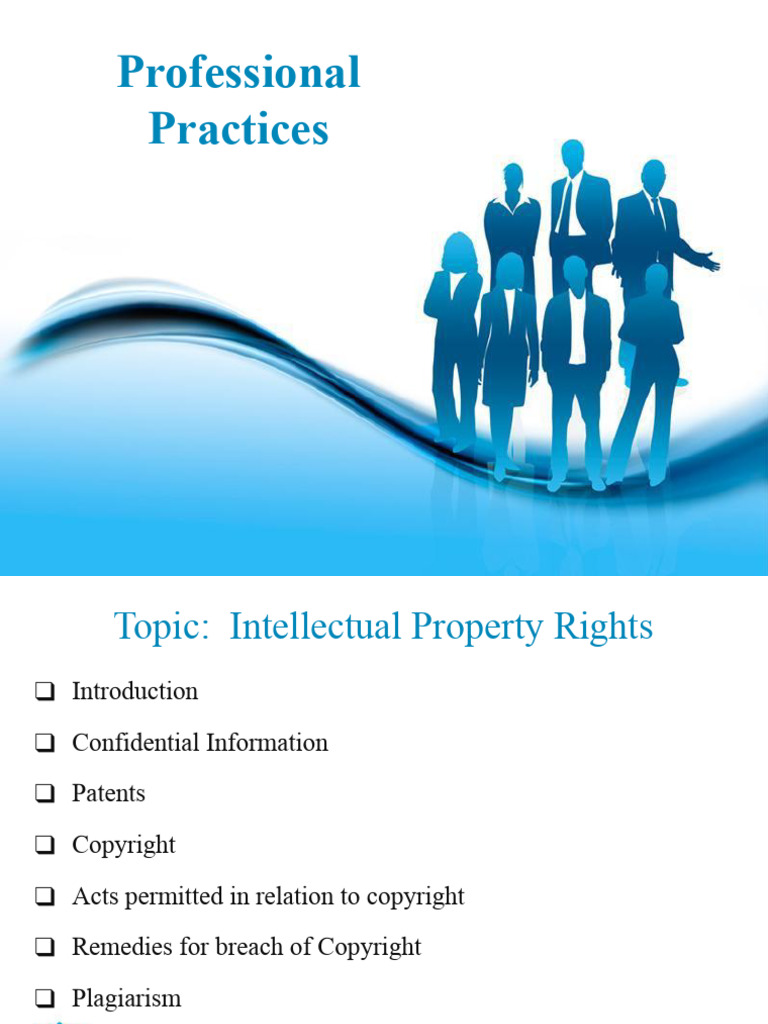 Intellectual Property Rights.ppt | PDF | Patent | Copyright