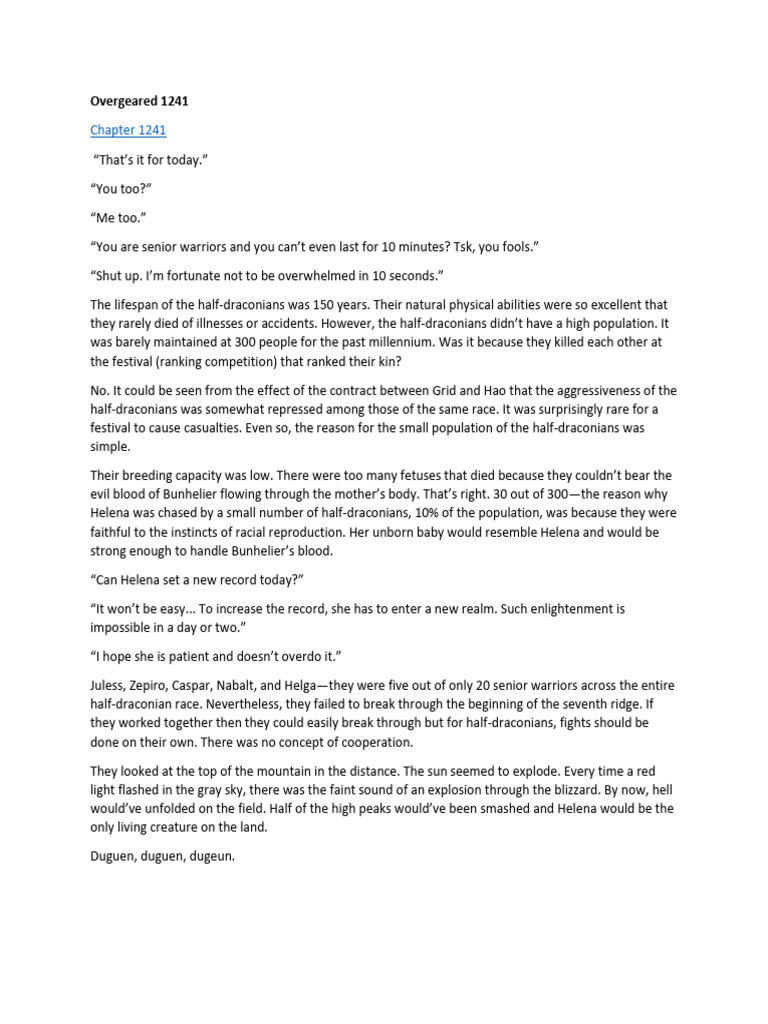 Overgeared 1241-1250 - 240903 - 094757 | PDF | Dragon