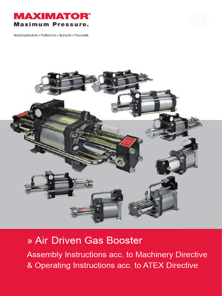 Operating Instructions Booster en 2016 09 | PDF | Valve | Piston