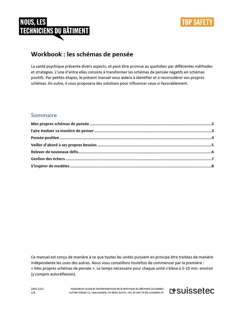 Transformez vos schémas de pensée | PDF | Santé mentale | Psychologie