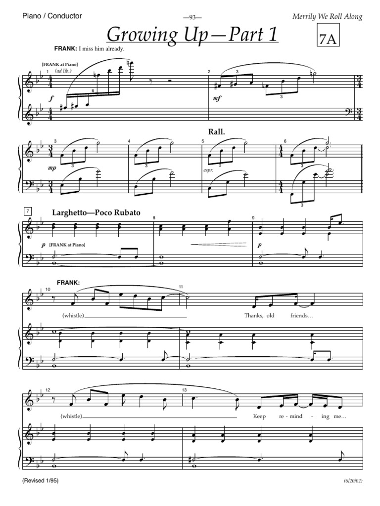 Merrily We Roll Along Sheet Music | PDF