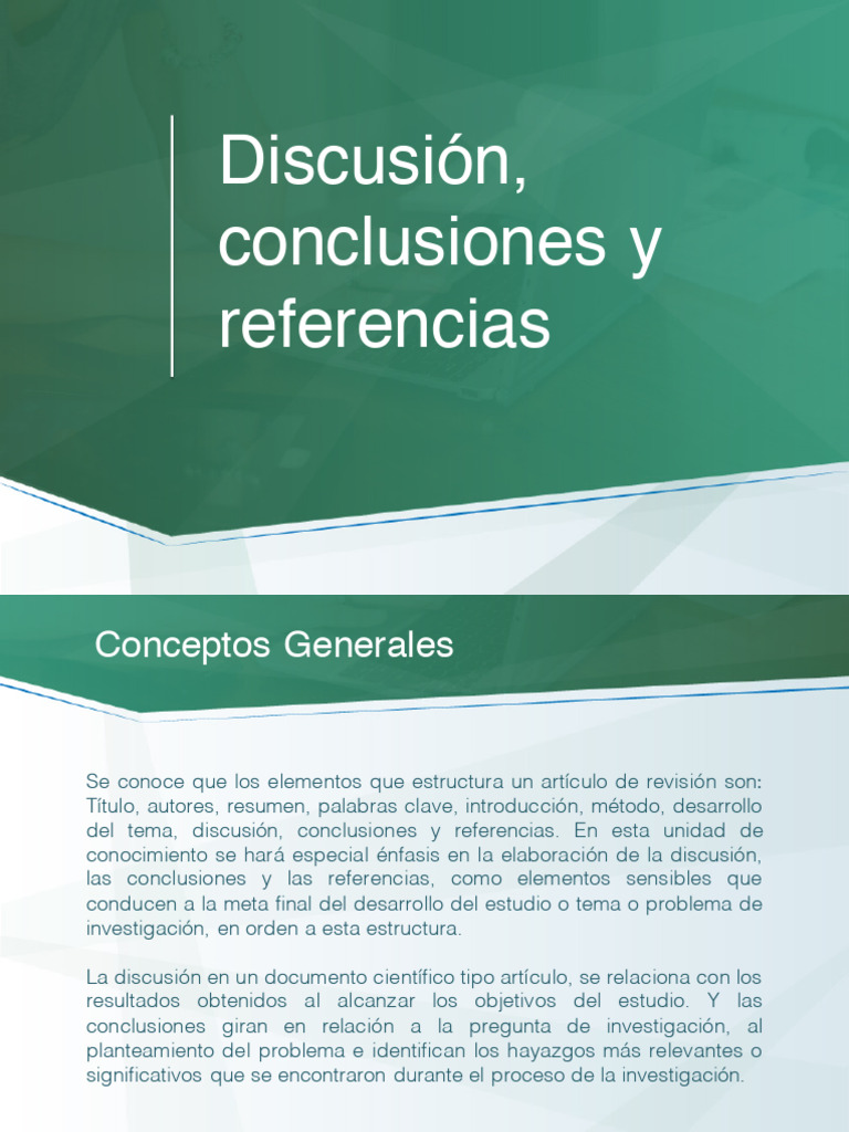 Discusión y Conclusiones en Investigación | PDF | Hipótesis | Metodología