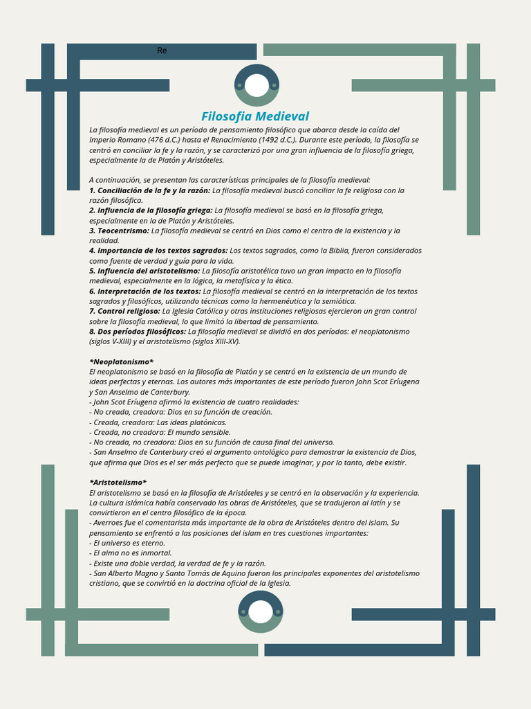 Filosofía Medieval - 20250110 - 115724 - 0000 | PDF | Filosofia Medieval | Aristóteles