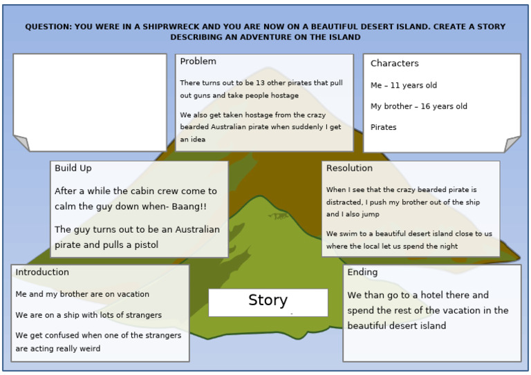 Story Mountain Homework | PDF