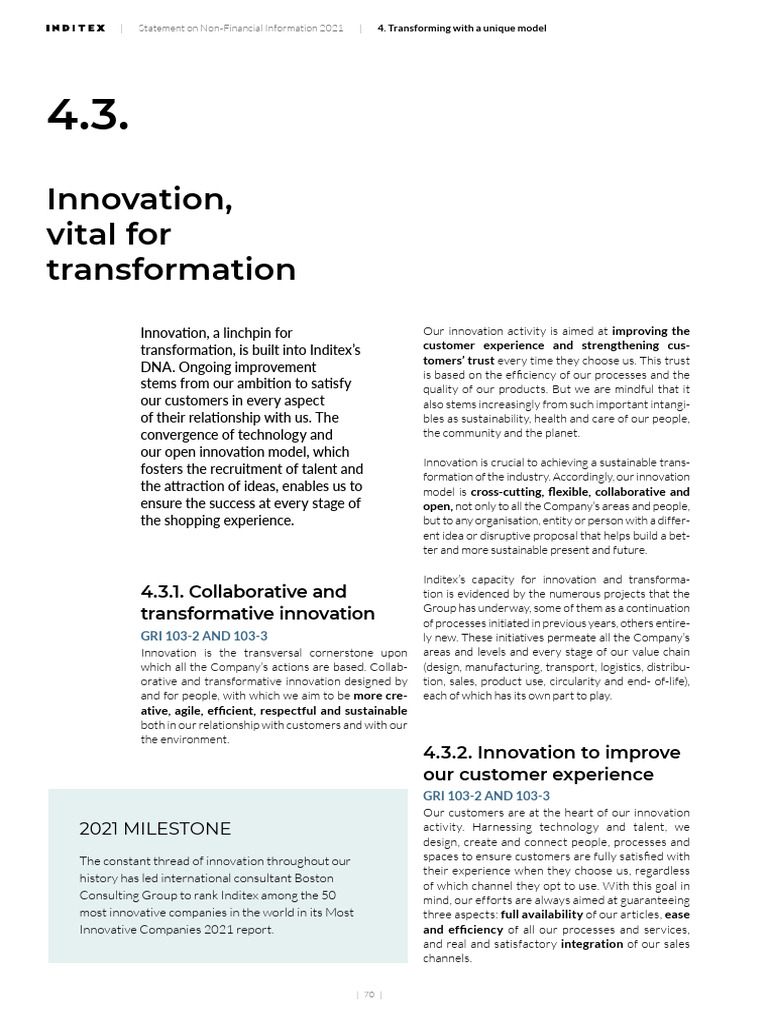 Innovation Vital Transformation | PDF | Innovation | Supply Chain