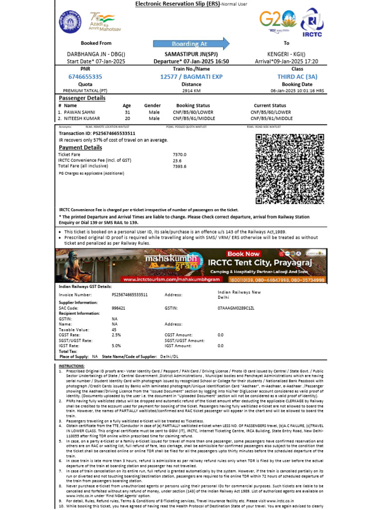 Print DBG KGI 6746655335 | PDF | Identity Document