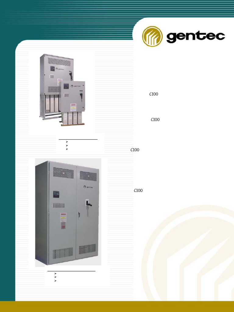 c100 Series Automatic Pf Correction Assembly | PDF | Capacitor | Fuse ...