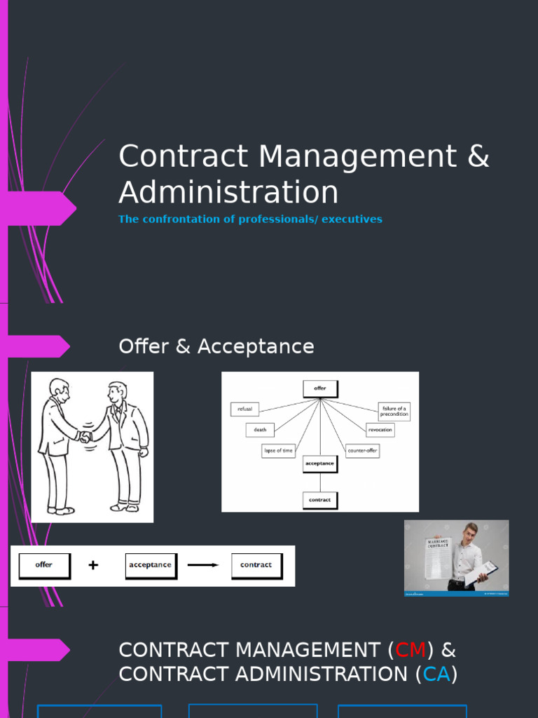 Contract Management & Administration | PDF | Business | Private Law