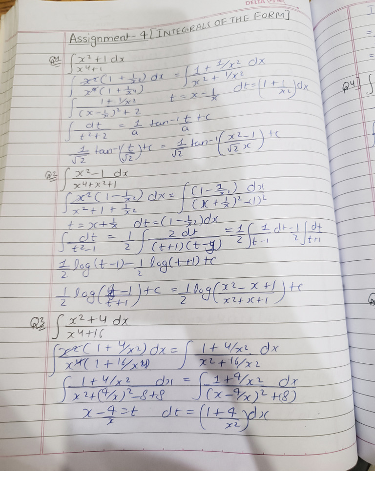 Assignment 4 Integration | PDF