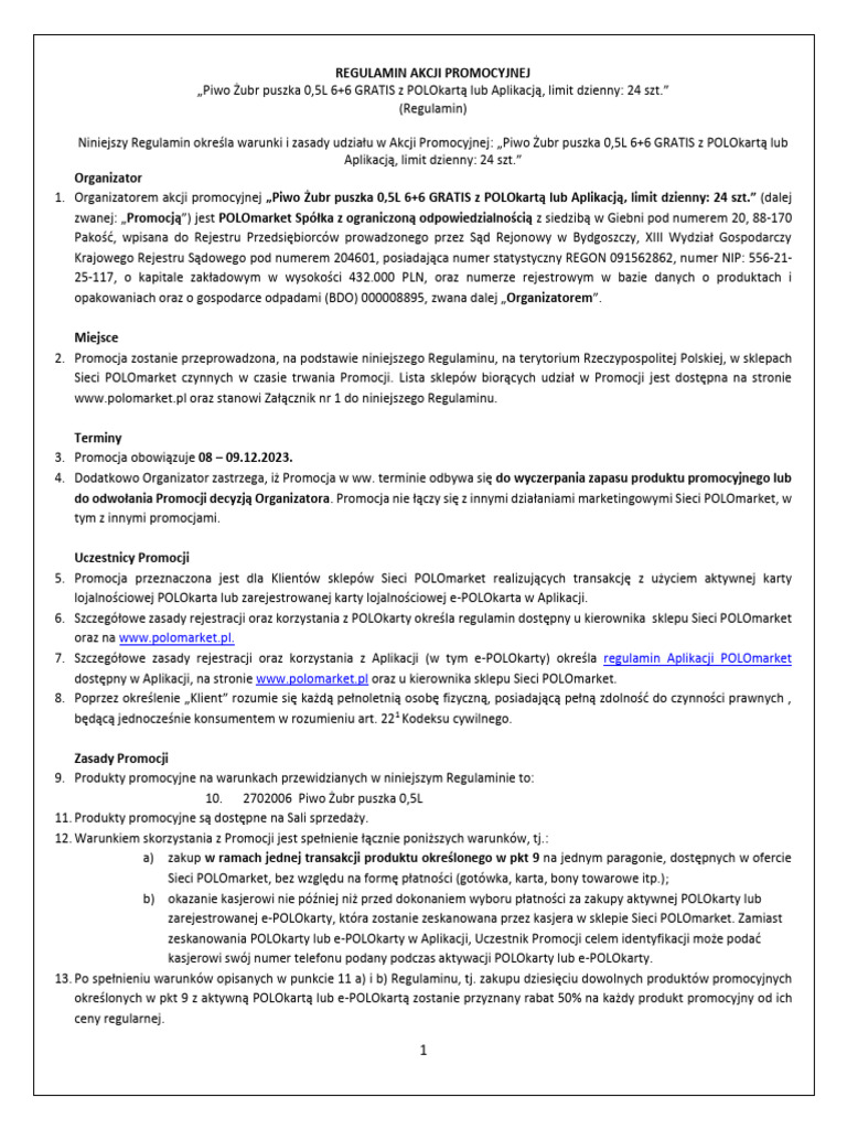 G49 Piwo Zubr | PDF
