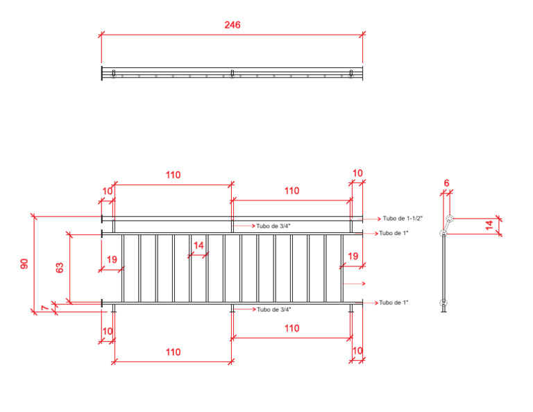 Plano Baranda 246-90 | PDF