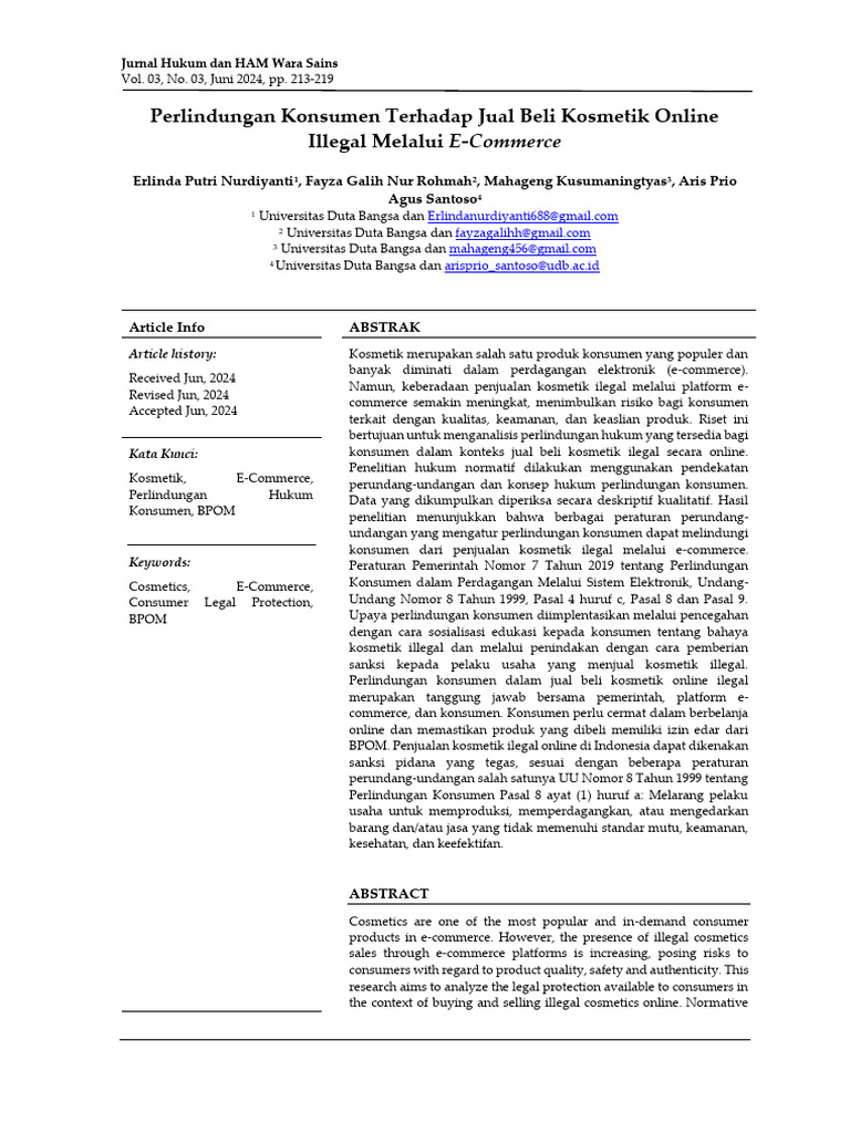 WSN-HK-004 - Erlinda Putri Nurdiyanti1, Dkk-Template | PDF