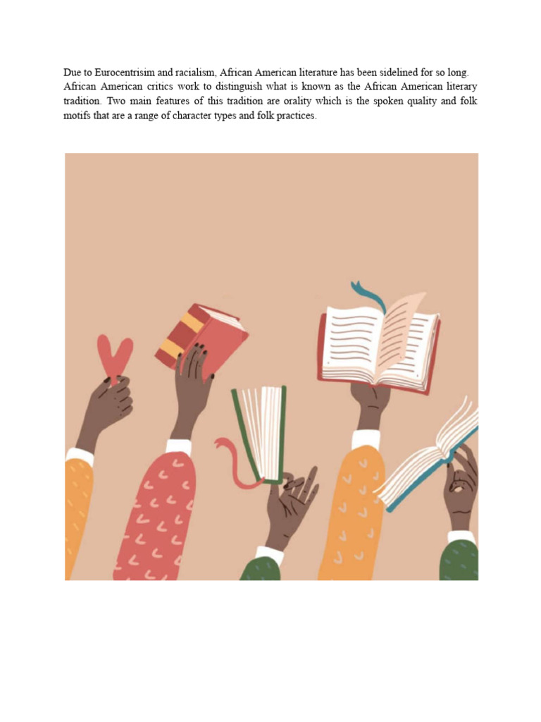 African American Literary Tradition | PDF