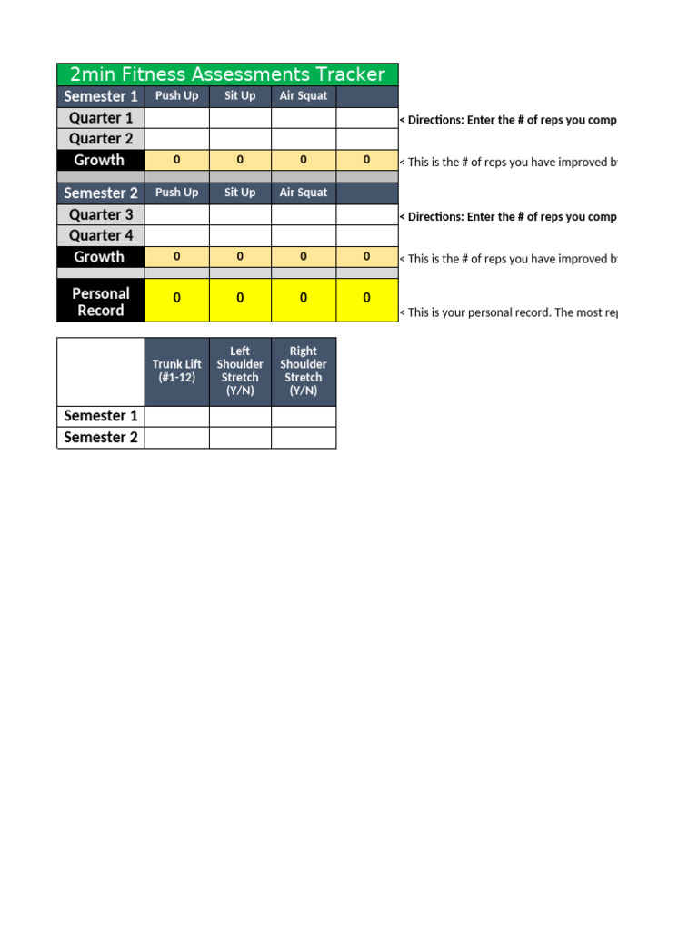 2425 Student PE Tracker (2) | PDF