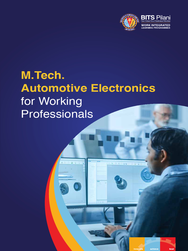 MTech Automotive Electronics | PDF | Computer Network | Control Theory