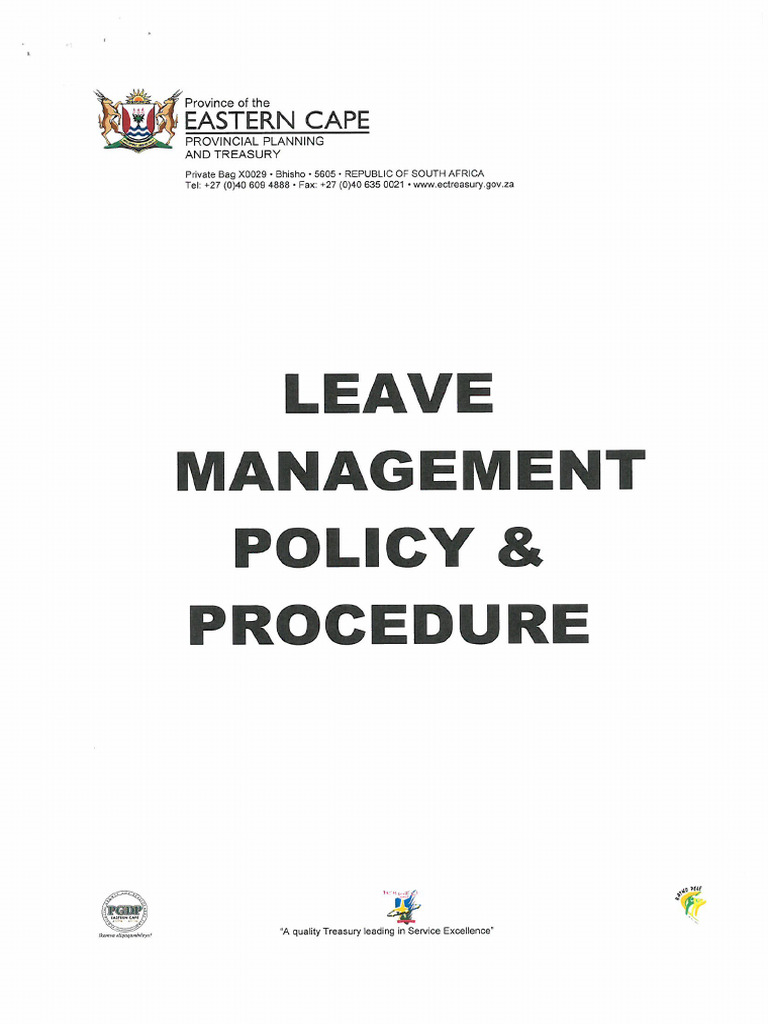 Leave Management Policy and Procedure | PDF