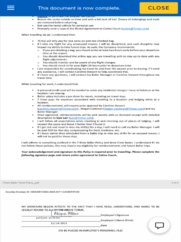 Review and Sign Document(s) DocuSign | PDF
