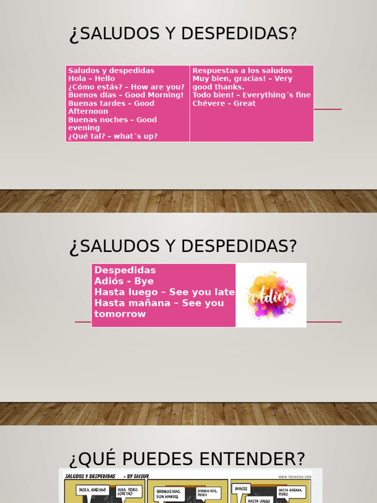 Saludos+y+Despedidas. | PDF