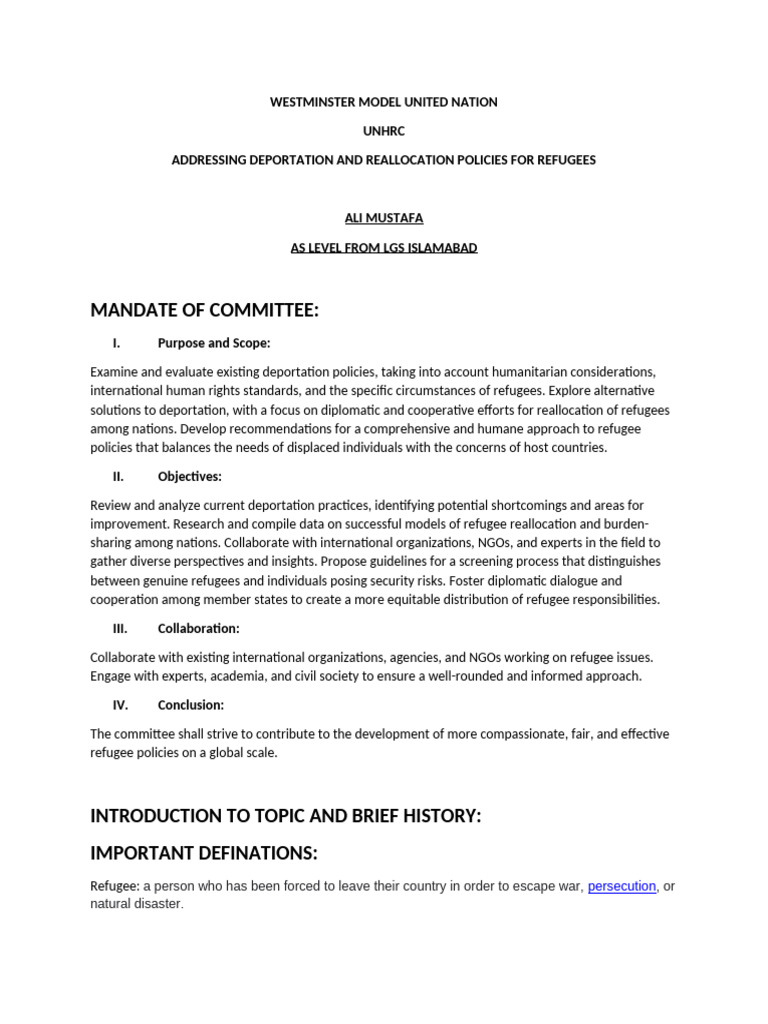 dossier | PDF | Refugee | Asylum Seeker