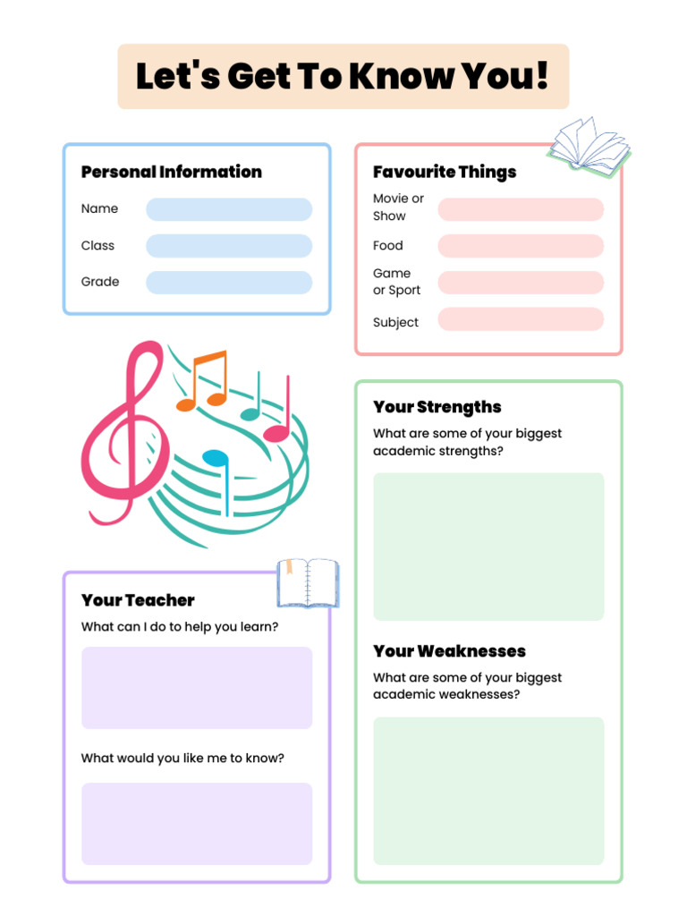 Student Music Interest Survey | PDF