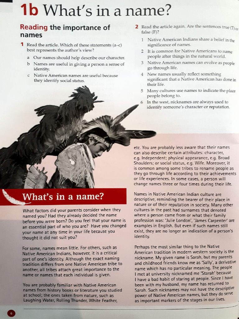 Native American Names 1 | PDF