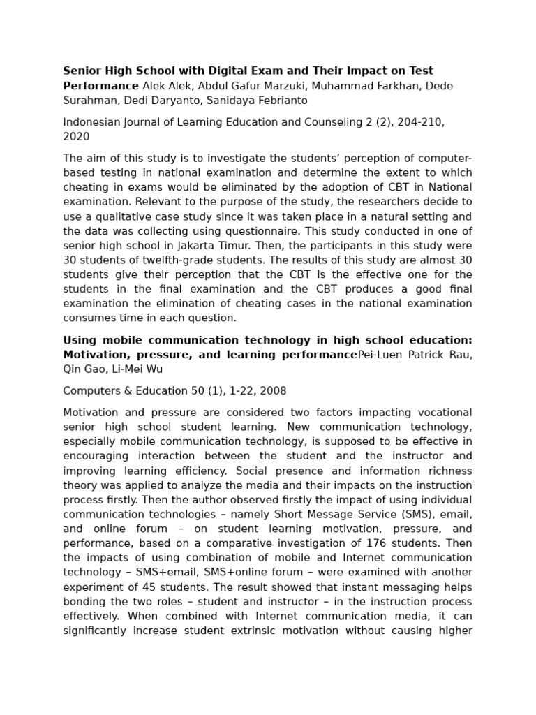 RRL-1 | PDF | Educational Technology | Information And Communications Technology