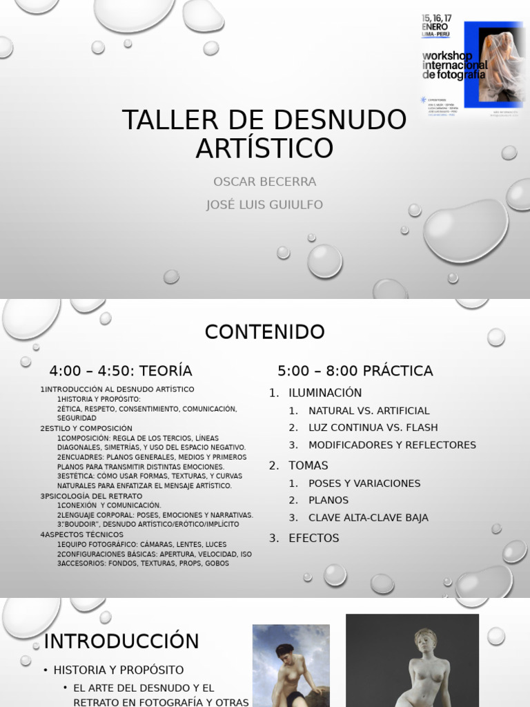 Taller de Desnudo Artístico | PDF | Flash (fotografía)