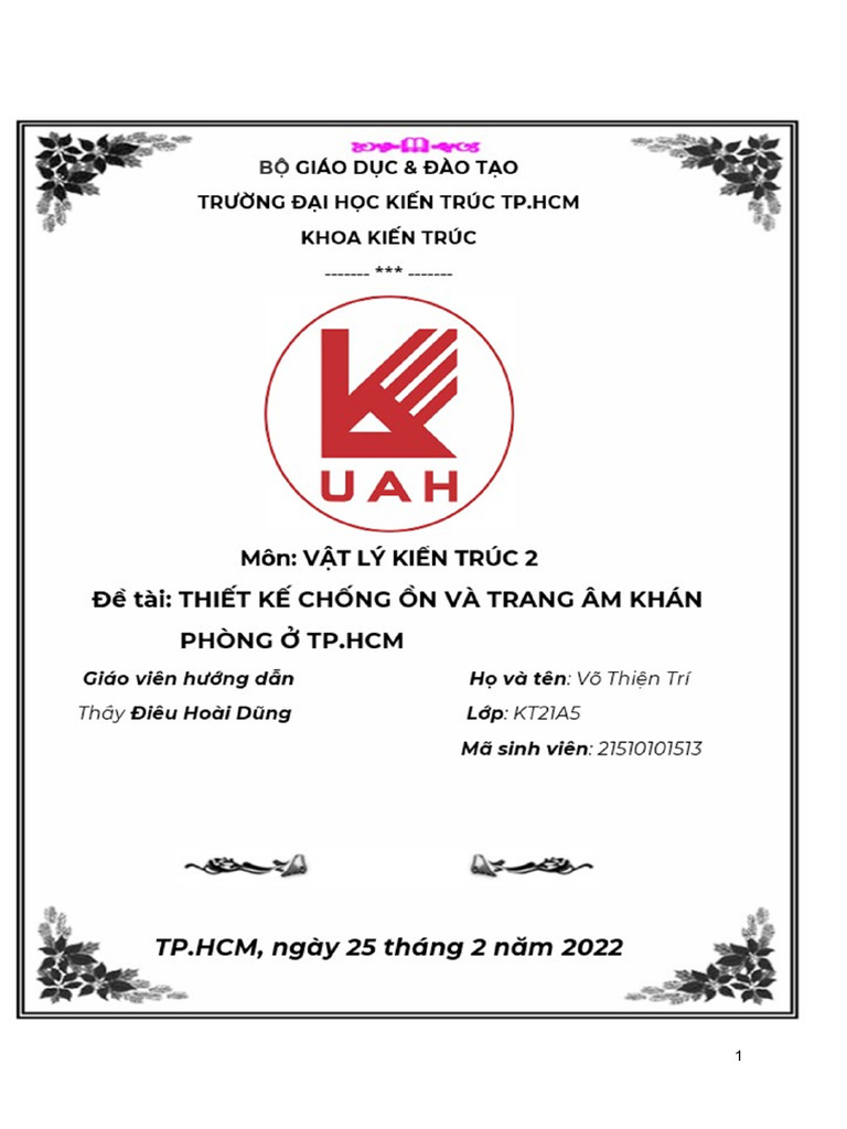 2022-2023 KH1- Chiều 6 59- Võ Thiện Trí Hòa tấu 885 chỗ | PDF